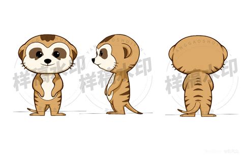 狐獴ip三视图ip设计设计作品 设计人才灵活用工 设计dna