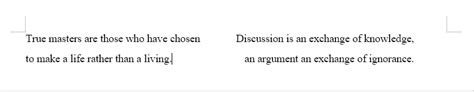 How To Align Text To The Left And Right On The Same Line In Word