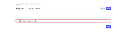 Personal Data Deletion