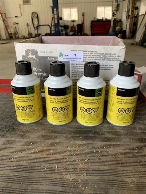 John Deere 80 Ether Premium Starting Fluid Live And Online Auctions