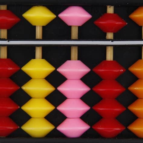 2x Portable Plastic Abacus Arithmetic Abacus Calcu Grandado
