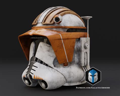 Phase 2 Commander Cody Helmet 3d Print Files Galactic Armory
