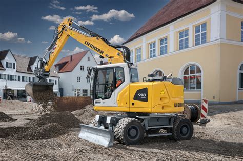Wheeled Excavators Liebherr