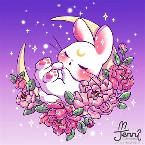 🌸🐰 J E N N I 🐰🌸 Trên Instagram “⭐ M O O N B U N N Y ⭐🌙🐰🌕⭐