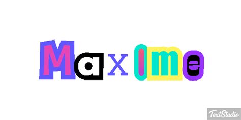 Maxime Name Animated  Logo Designs