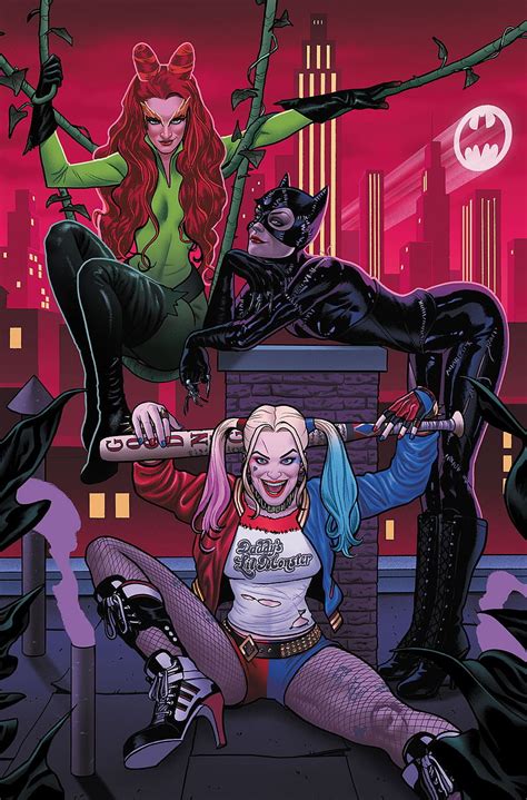 Poison Ivy Catwoman And Harley Quinn