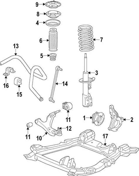 Honda Cr V Undercarriage Parts And Layout Diagram