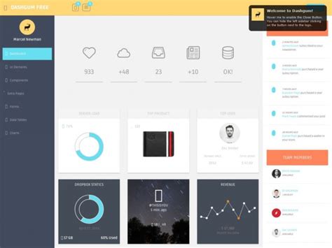 free html css templates for downloading dashgum free html templates