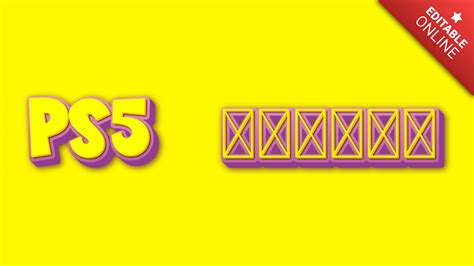 Ps5 在线编辑文档 Tasty Text Effect Generator