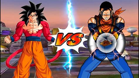 Dbz Ttt Iso Goku Ssj 4 Vs Super Android 17 Iso Dublada V5 0 Youtube