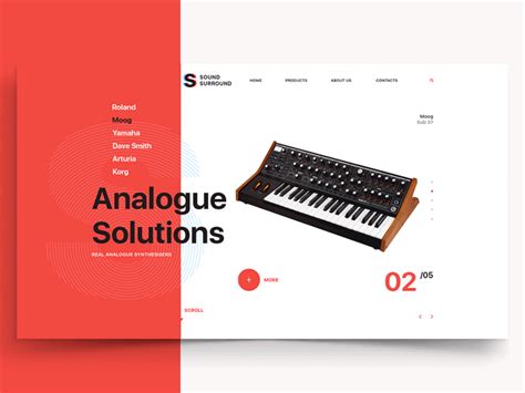 Sound Surround Analog Synthesizer Shop By Sergii Tomchuk On Dribbble