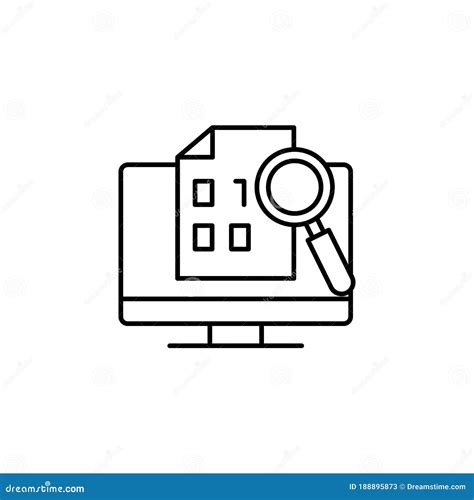 Binary Code Icon Element Of Robotics Engineering For Mobile Concept