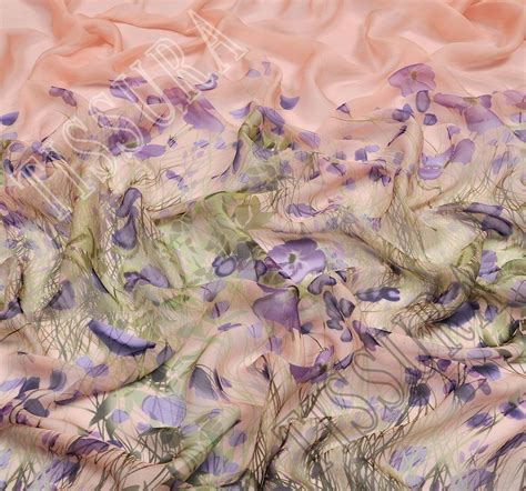 Silk Chiffon Fabric 100 Silk Fabrics From Italy By Carnet Sku
