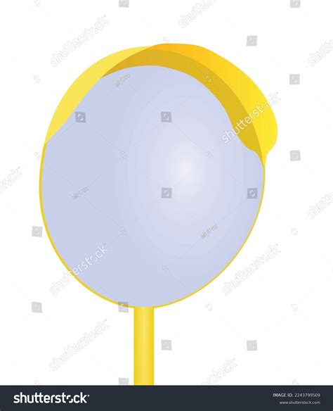 Road Convex Mirror Vector Illustration Stock Vector Royalty Free