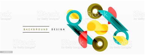 화려한 삼각형과 원은 추상적인 배경입니다 벽지 배너 배경 랜딩 페이지 벽 예술 초대장 인쇄물 포스터 디자인 기하에 대한 스톡 벡터 아트 및 기타 이미지 Istock