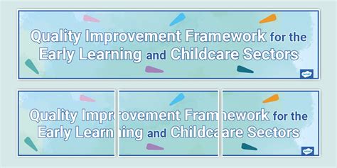 Quality Improvement Framework For Elc Sectors Display Banner