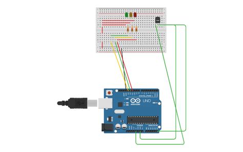 Circuit Design Health Monitoring System Tinkercad