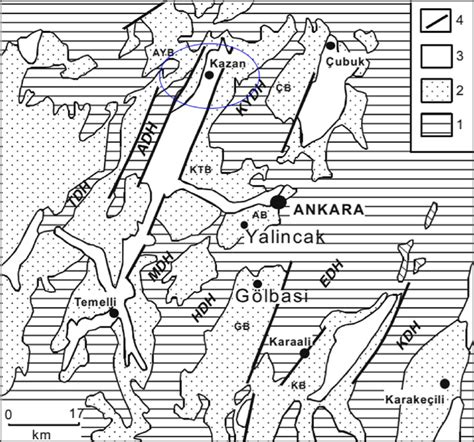 Geological Map Of The Site Vicinity 1 Quaternary Alluvial Sediments 2 Download Scientific