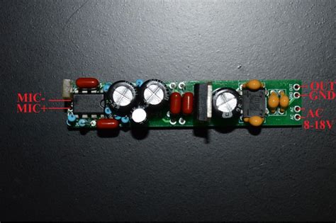 Підсилювач для мікрофона з ДЖ - Kit-Amp