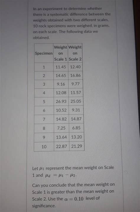 Solved In An Experiment To Determine Whether There Is A