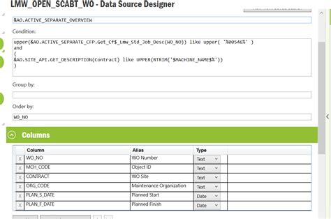 Invalid Data Source Definition When Migrating Lobbies From IEE To Aurena IFS Community