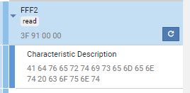 NRF Connect Bluetooth Low Energy Does Not Honor TEXT Format For Characteristic Descriptor In