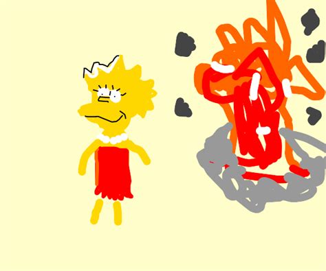 Lisa Simpson Drawception
