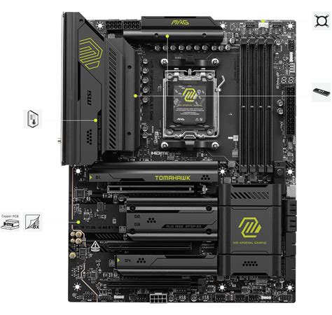 Mag X870e Tomahawk Wifi Placa Madre Gaming｜mejor Placa Madre Para Ia｜msi