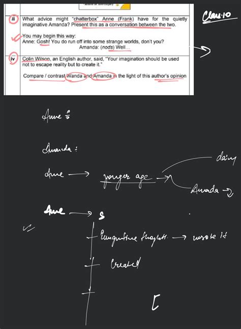 Iiibegin Array L Text What Advice Might Chatterbox Anne Frank H