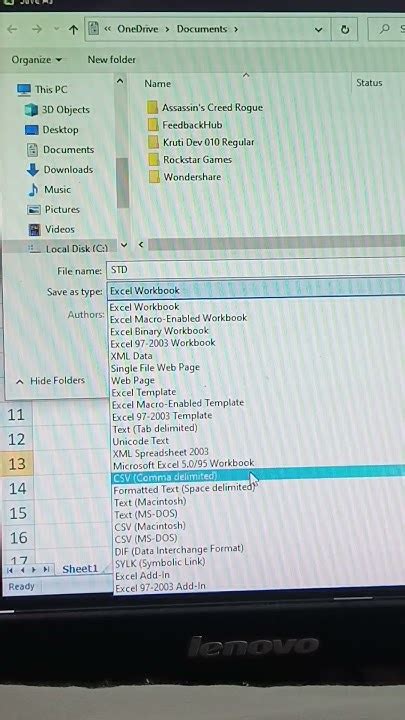 Creating Csv File Comma Separated Value Csv File Creation Csv File Method To Create Csv