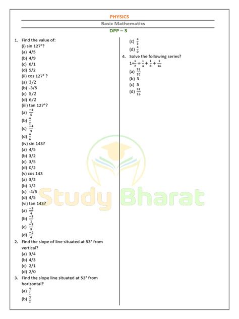 basic maths dpp 2 pdf