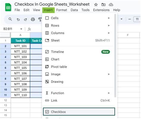 Checkbox In Google Sheets What Is It Examples How To Insert