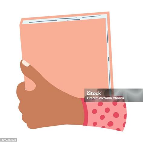 만화 플랫 스타일의 책과 손 세계 책의 날 공부 학습의 개념 열린 사전 백과 사전 플래너의 벡터 일러스트레이션 World Book Day에 대한 스톡 벡터 아트 및 기타