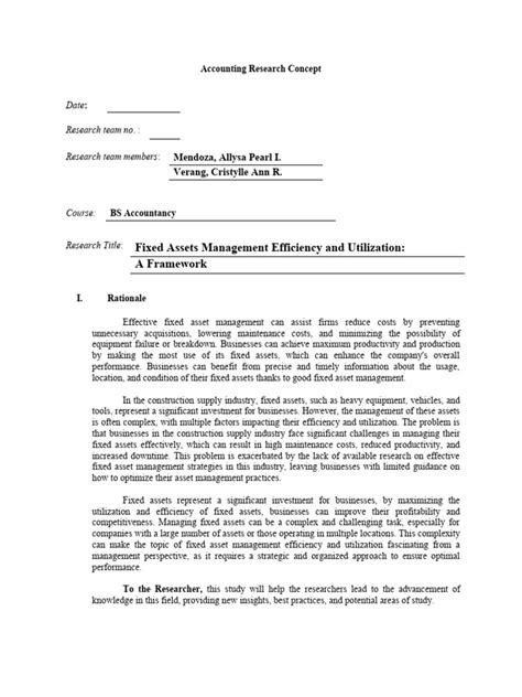 T1 Fixed Asset Pdf Asset Management Business Economics