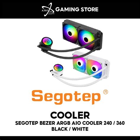 Segotep Bezer Argb Aio Liquid Cooler Black White 240mm 360mm