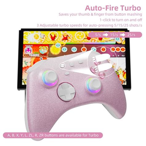 Mytrix Pink Glitter Gradient Wireless Pro Rgb Controller With
