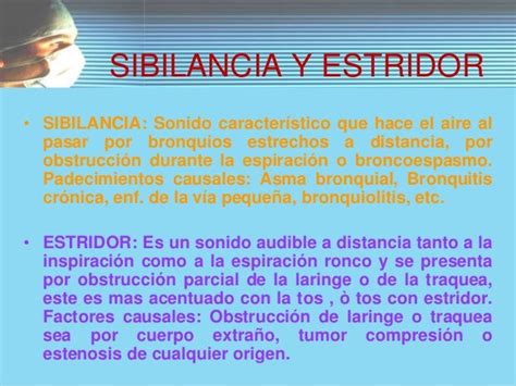Signos Y Síntomas Respiratorios