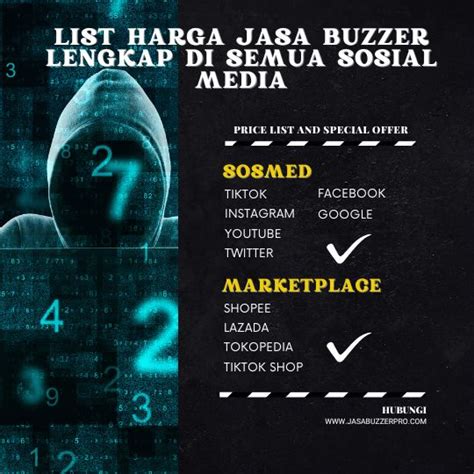 List Harga Jasa Buzzer Terlengkap Dje9smcp Buzzer Indonesia