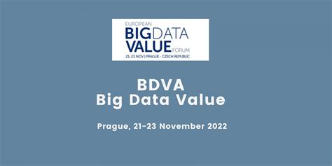 Video Systems For The First Time At The Bdva Big Data Value Forum Video Systems