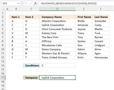 How To Use VLOOKUP XLOOKUP With Multiple Conditions