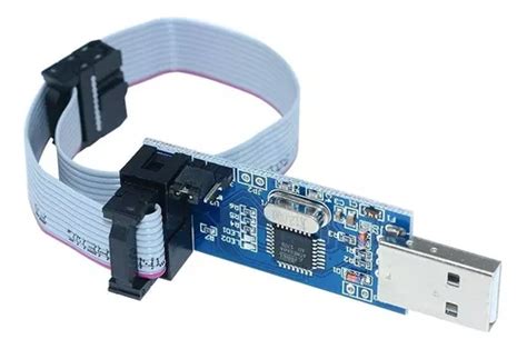 3 Adaptador Usbasp Programador Usb Con Cable Para Atmega128 Meses Sin