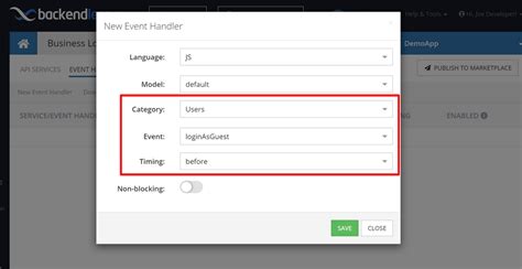 guest login api backendless rest api documentation