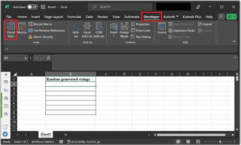 How To Generate Random Character Strings In A Range In Excel