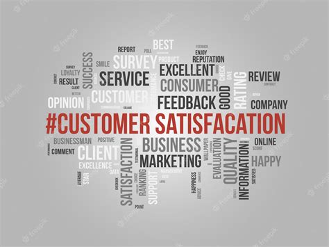 Premium Vector Word Cloud Background Concept For Customer Satisfaction Client Service Quality