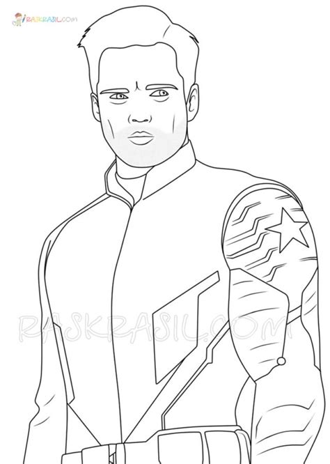 Dibujos De Falcon Y El Soldado Del Invierno Para Colorear Imprime Gratis