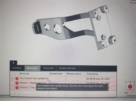 Can Anyone Help Me When I Try To Do A Structure Analysis I Have This Result