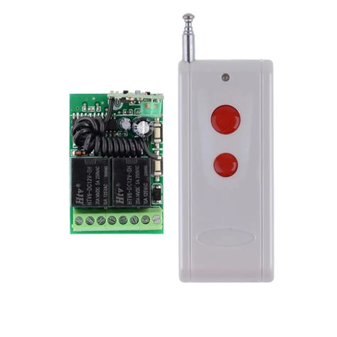 DC V CH Mini Relay Remote Control Switch Learning Code ASK Wireless Switch NO COM NC Contact