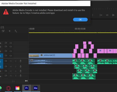 ADOBE MEDIA ENCODER IS NOT INSTALLED BUT IT IS W Adobe Community