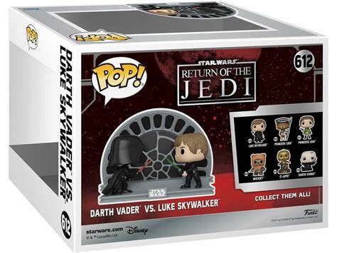 Funko Pop Star Wars Luke Skywalker Vs Darth Vader Con Cabeza Oscilante Funko 70743 Juguetilandia