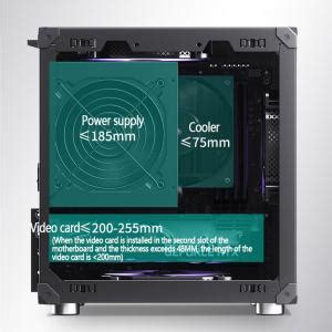 C6 ITX MATX Type C Interface Home Office Mini Desktop PC Case Martview